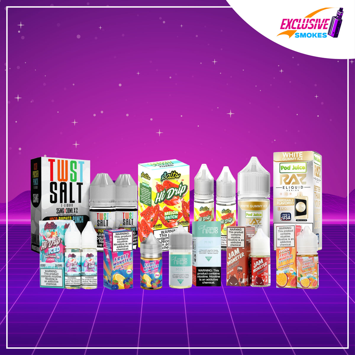 Nicotine E-Juice – Exclusive Smokes