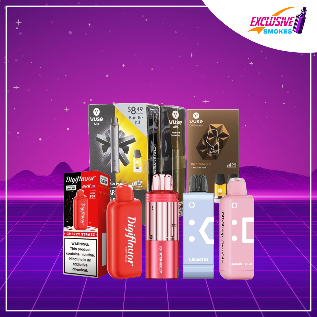 Nicotine Vape Pods – Exclusive Smokes