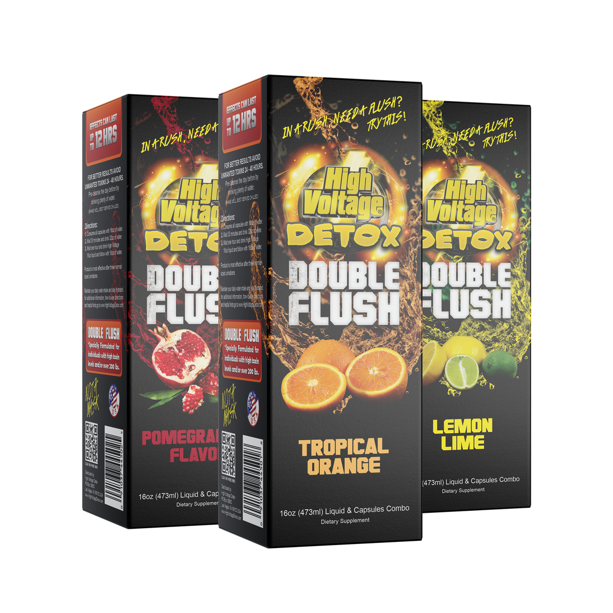 High Voltage Detox Double Flush Liquid & Capsules Combo – Exclusive Smokes