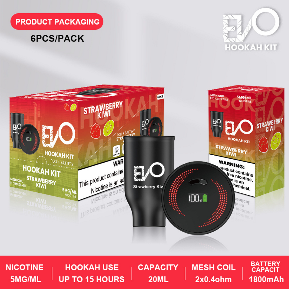 Evo Hookah Kit – Exclusive Smokes